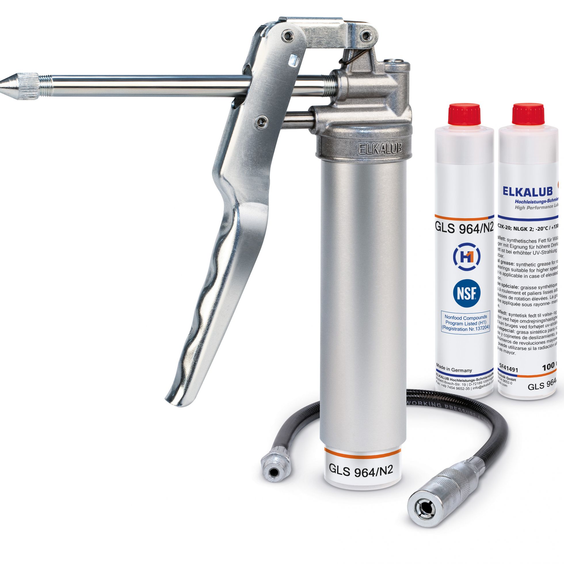 First lubricant manufacturer with cartridge-based 100 ml one-handed ...