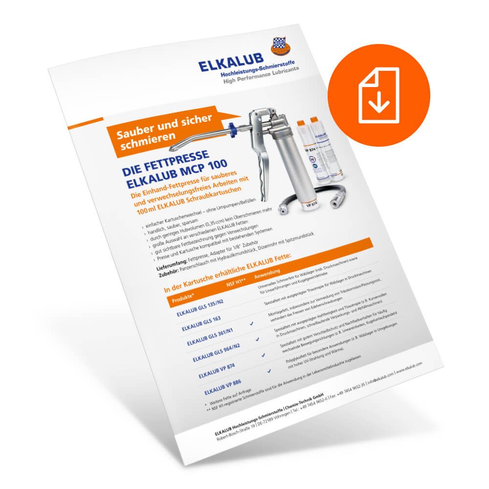 Informationsblätter - ELKALUB Hochleistungs-Schmierstoffe